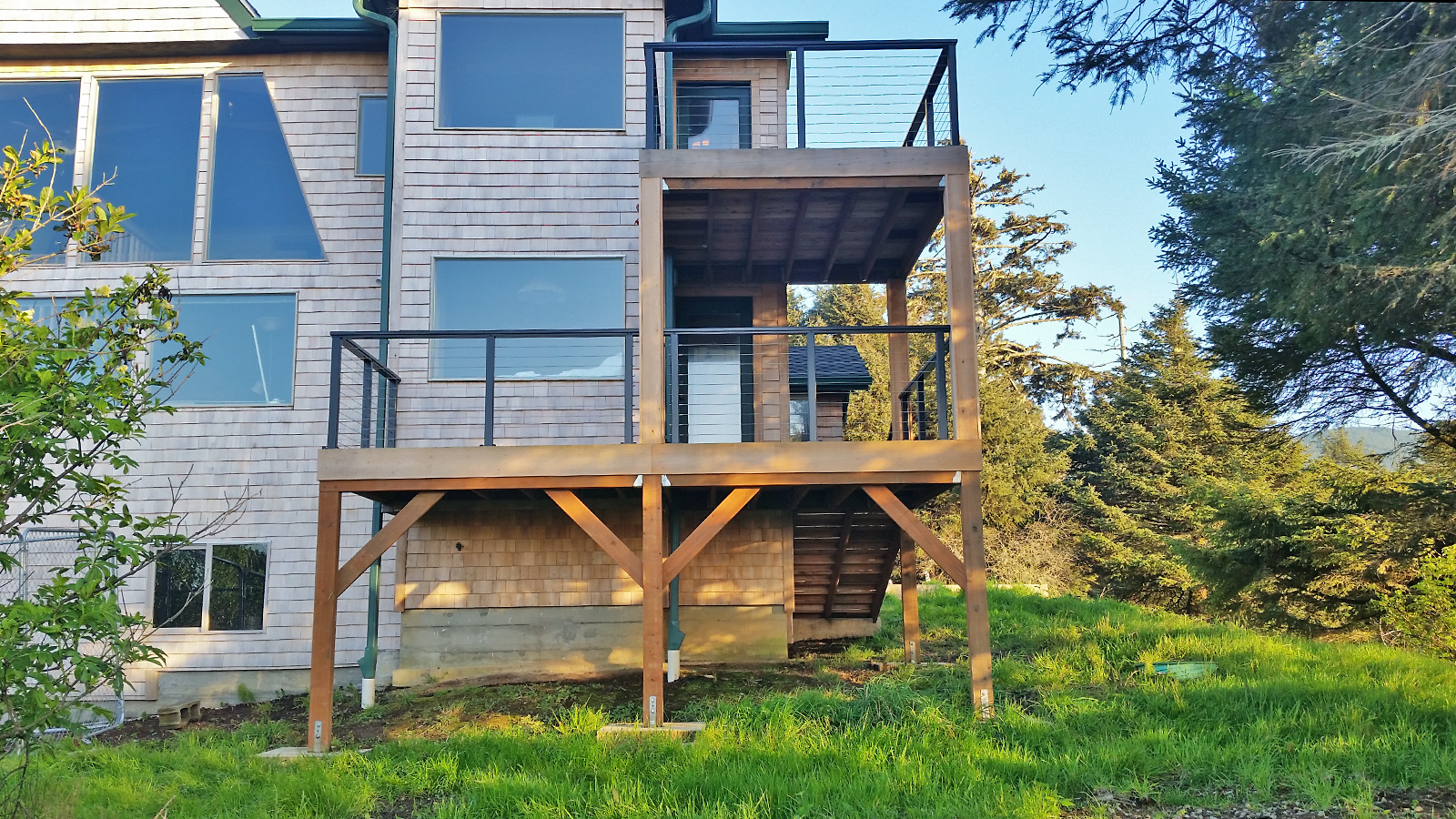 TR200 Black Cable Railing - Precision Rail | Portland, OR