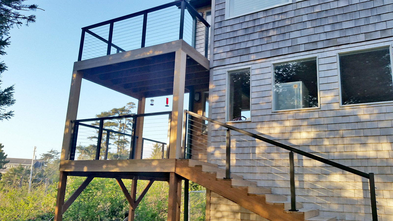 TR200 Black Cable Railing - Precision Rail | Portland, OR