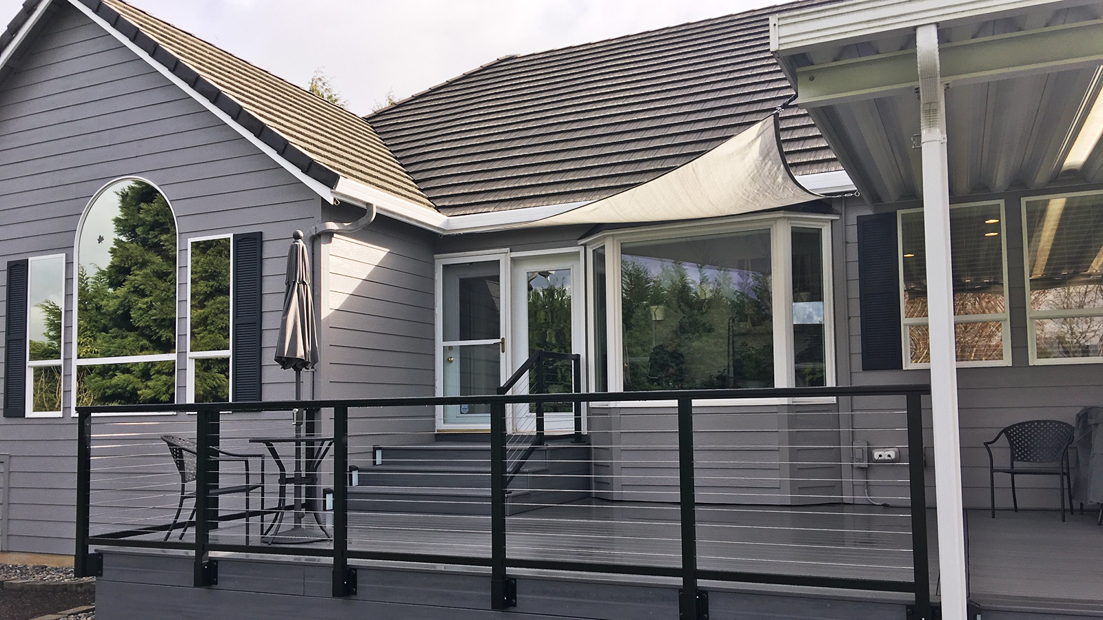 TR200 Black Cable Railing - Black Cable Railing System