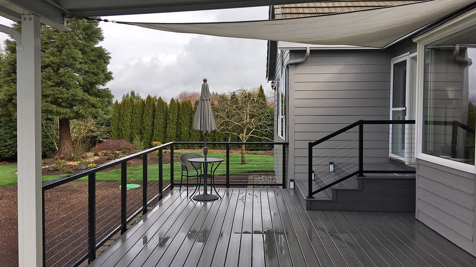 TR200 Black Cable Railing - Black Cable Railing System