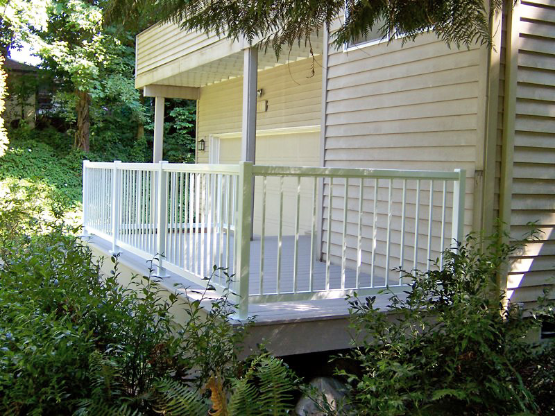 TR375 White Picket Railing - Precision Rail | Portland, OR